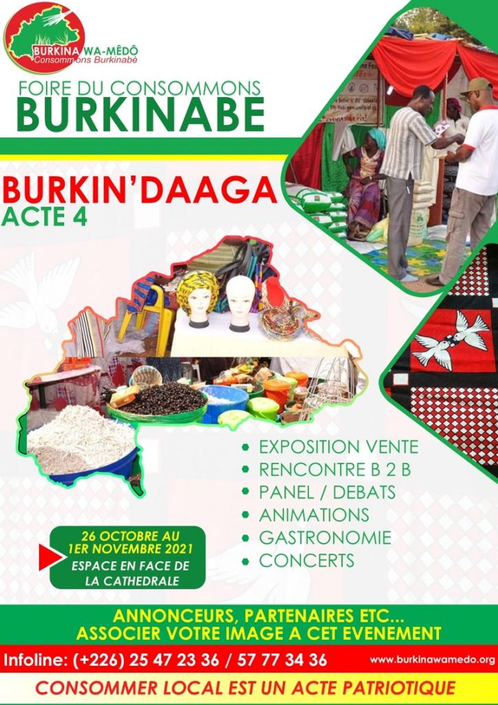 Burkin'Daaga Acte 4 : La foire du Consommons local est prévue du 26 ...